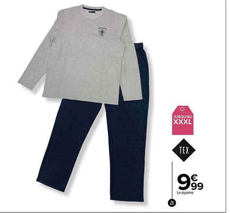 Promo Le Pyjama Tex Chez Carrefour Icatalogue Fr