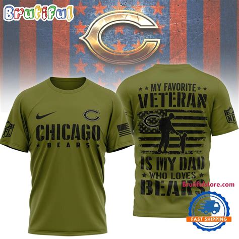 Chicago Bears 2026 Nfl Veteran Dad Limited Edition 3d Shirt