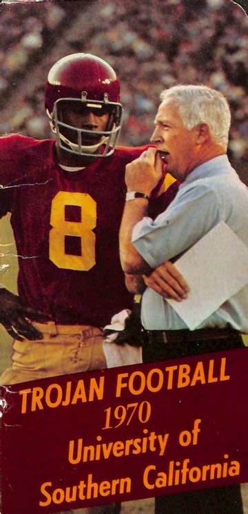 Usc Football 1970 Media Guide University Of Southern California