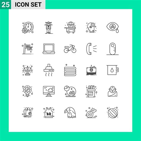 Universal Icon Symbols Group Of 25 Modern Lines Of Mutation Homophile