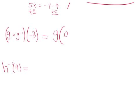 solved the one to one functions g and h are defined as follows g x
