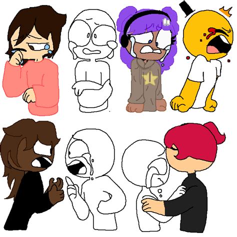Pixilart Oc Sad Base Collab By Xinvisiblex