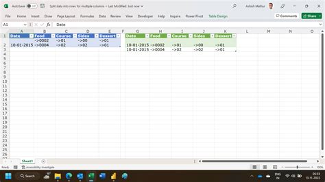 Splitting Cells Into Rows Microsoft Qanda