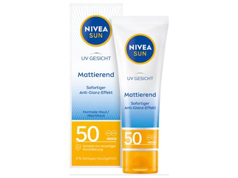 Nivea Sun Uv Face Mattifying Sun Protection Spf 50 50 Ml Ingredients And Reviews