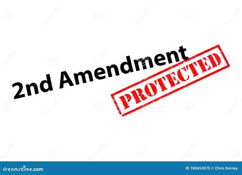 2nd Amendment Protected Stock Illustration Illustration Of Debate