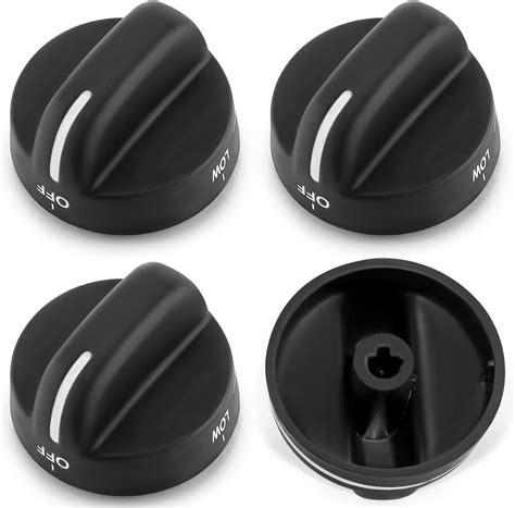 Tohaxpls 4 Pack Universal Control Knobs Replacement With 12