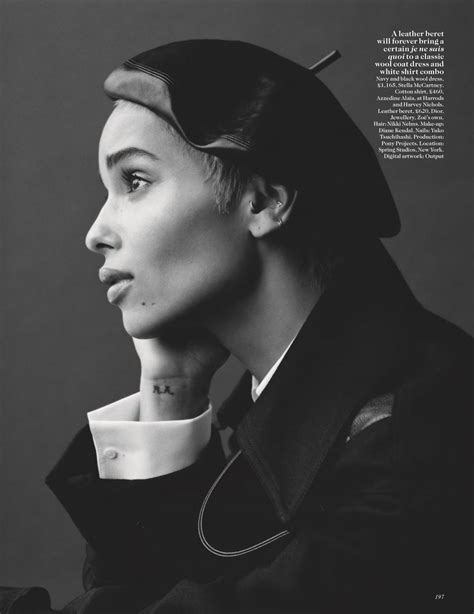 Zoe Kravitz In Vogue Magazine October 2017 Hawtcelebs