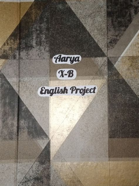 English Project Icse 10 Pdf