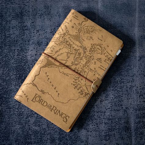 El Señor De Los Anillos Mapa De La Tierra Media Cuaderno Elbenwald