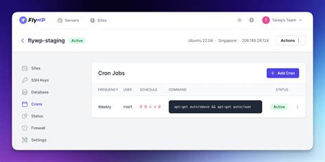 New Feature Easy Cron Job Scheduling FlyWP