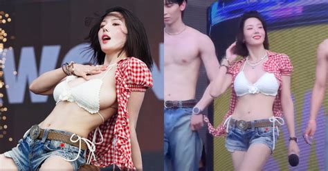K Pop Star Kwon Eunbi Goes Viral For Eye Catching Waterbomb Performance