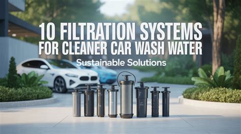 10 Filtration Systems For Cleaner Car Wash Water