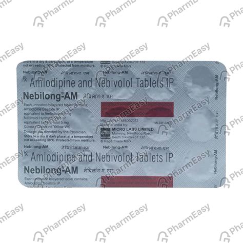 Buy Nebilong 5 Mg Tablet 15 Online At Flat 15 Off Pharmeasy