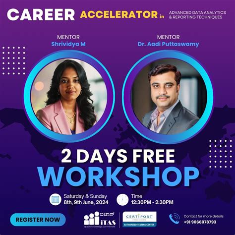 Join Final Call Data Analytics And Reporting Workshop Itech Analytic