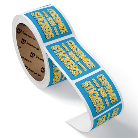 Custom Rectangle Labels Rectangle Stickers And Labels Instmerch