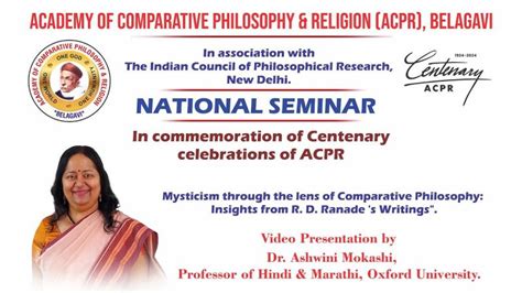 Mysticism In R D Ranades Writings Insights From Comparative