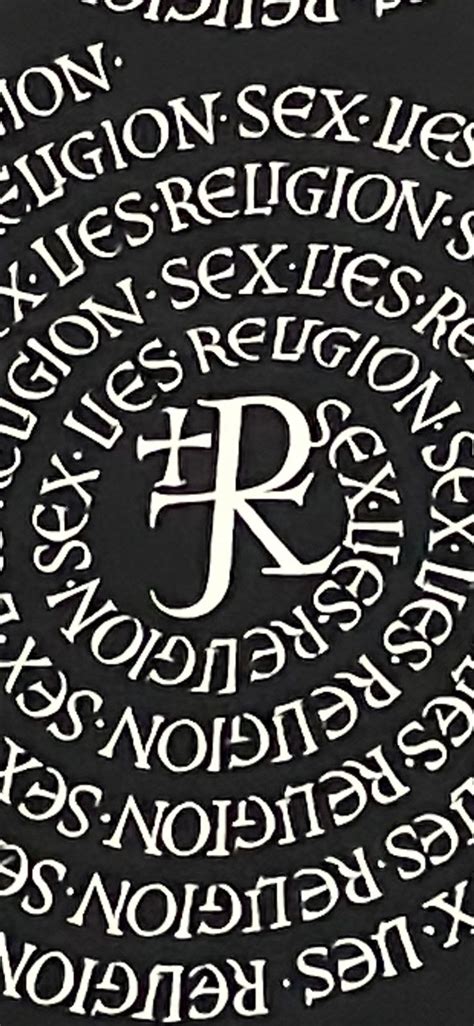 Vintage Sex Lies Religion John Richmond Hand Printed Black White Grailed