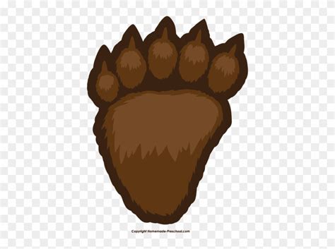 Bear Foot Clipart