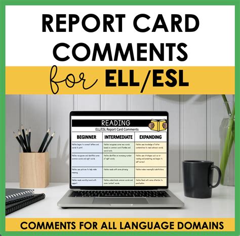 Esl Report Card Comments Language Adventurist