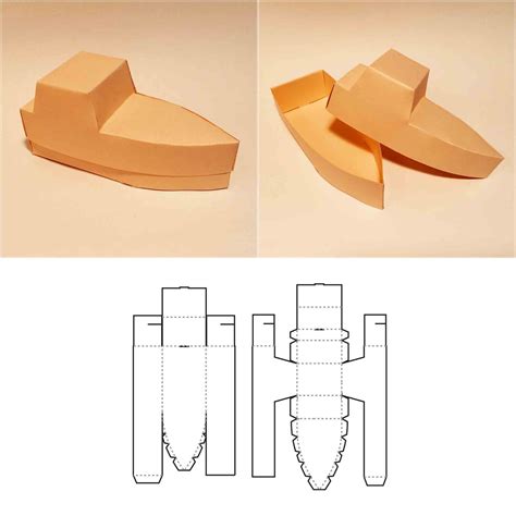 Ship Box Template Paper Ship Boat Box Paper Boat Ship Gi Inspire