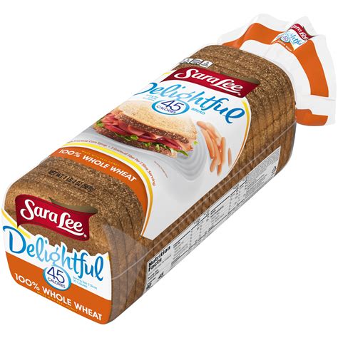 Sara Lee 45 Calorie Whole Wheat Bread Nutrition Facts Besto Blog
