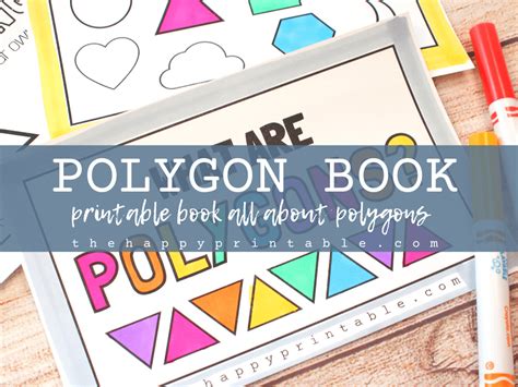 All About Polygons A Printable Polygon Book The Happy Printable