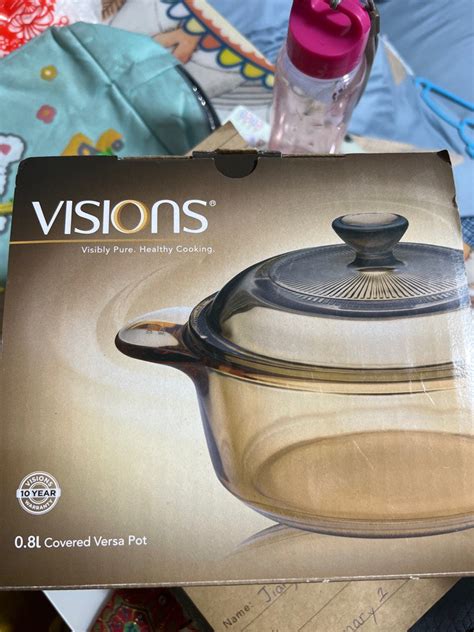 Visions Covered Cookware Set 08l Cookpot Furniture And Home Living