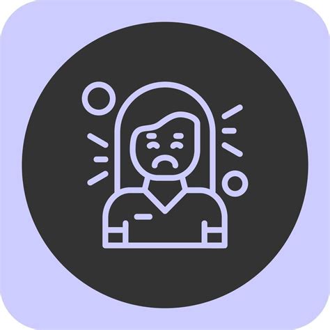 Despair Linear Round Icon 39515195 Vector Art At Vecteezy