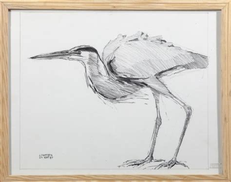 J Hopper Great Blue Heron 1987 Mutualart