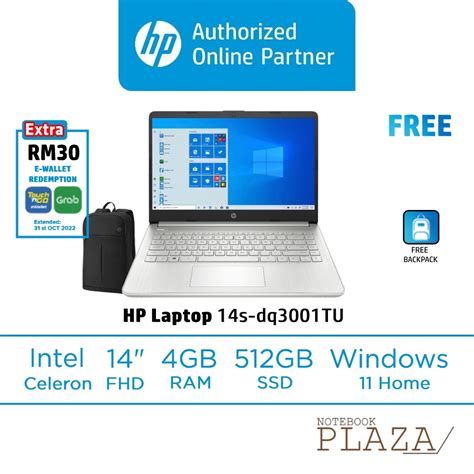 Hp Laptop Silver S Dq Tu Shopee Malaysia