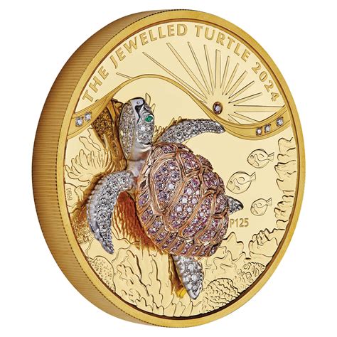 Jewelled Turtle 2024 Gold Coin Perth Mint