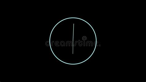 2d Animated Clock 2d Clock Isolate On White Stock Video Video Of Computer Business 274074649