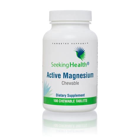 Buy Active Magnesium Chewable 100 Tablets Online In Canada Spectrum Supplements