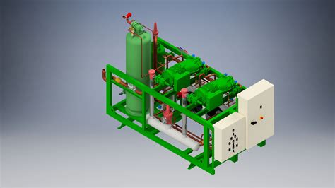 Compressor Pack Bitzer 3d Model 10 Max Fbx Unknown Obj Free3d