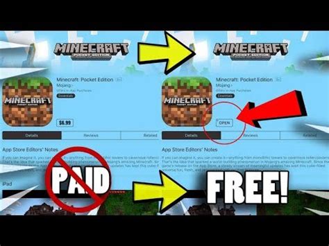 How To Get Minecraft FREE Mobile Version YouTube