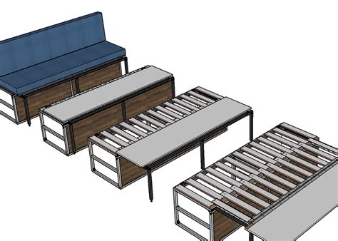 Conversion Van Sleeper Sofa Baci Living Room