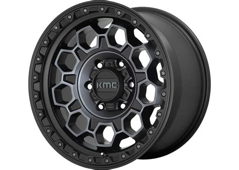 Kmc Tinted Black Km545 Trek Wheels Realtruck