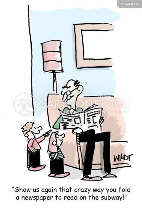 Handling A Newspaper Cartoons And Comics Funny Pictures From Cartoonstock