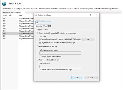 python flask doesn t serve custom 500 template return on iis stack