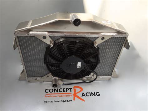 Aluminium High Performance Radiators Water Swirl And Header Tanks