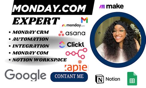 Setup Monday Crm Board Make Com Automation Zapier Clickup Asana Notion Template By Amelia 285