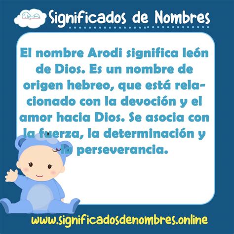 Significado De Arodi 【 Apodos Origen Y MÁs