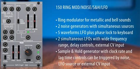 Behringers First 11 Eurorack Modules Revealed And Theyre Even Called System 100 Cdm