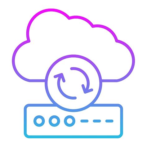 Premium Vector Cloud Sync Icon