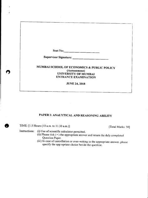 Previous Question Paper Et Pdf