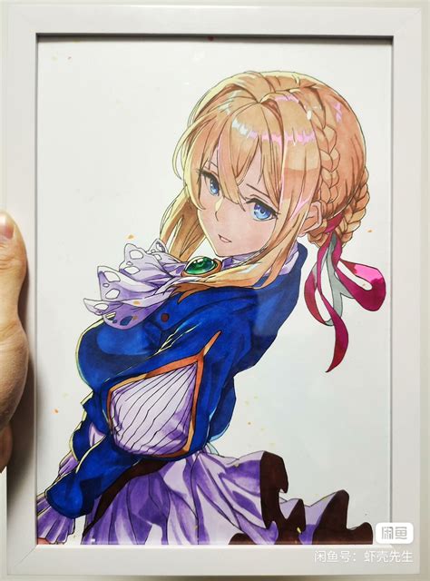 Xiakes Violet Evergarden Hot Sexy Hand Drawing With Marker Owens Collections