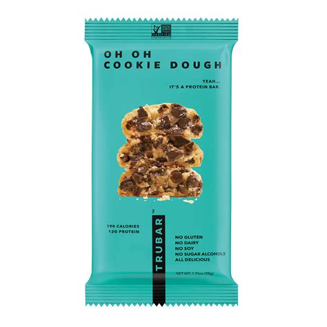 Trubar Oh Oh Cookie Dough Protein Bar 176oz Nassau Candy
