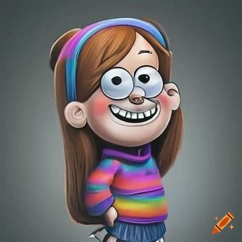 Blonde Bangs Hair Mabel Pines On Craiyon