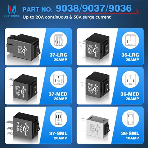 Mictuning 9038 Relay Bypass Switch Relay Tester Relay Bypass Switch