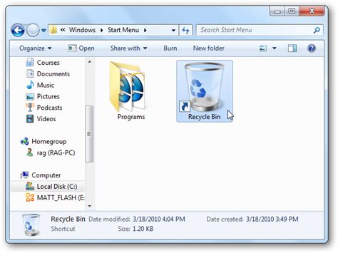 Windows 7 Recycle Bin Icon At Collection Of Windows 7